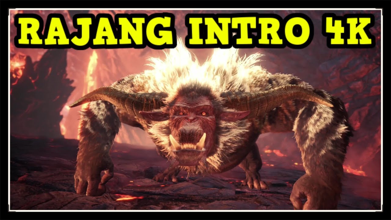 MHW Iceborne RAJANG Intro Cutscene in 4K - YouTube