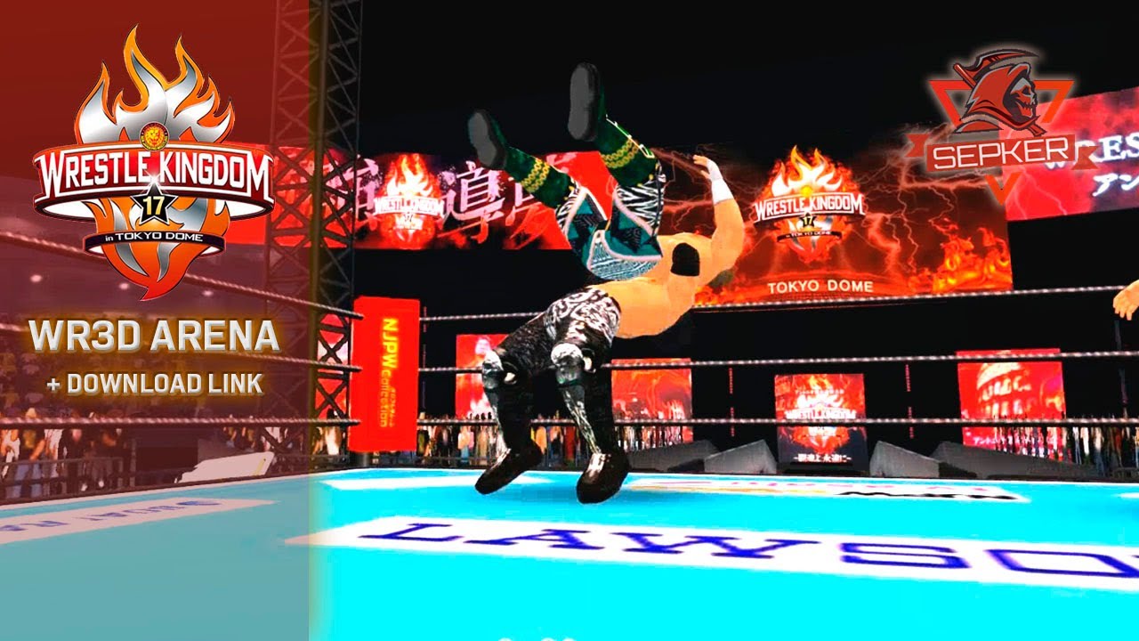 NJPW WRESTLEKINGDOM 17 ARENA FOR WRESTLING REVOLUTION 3D - YouTube