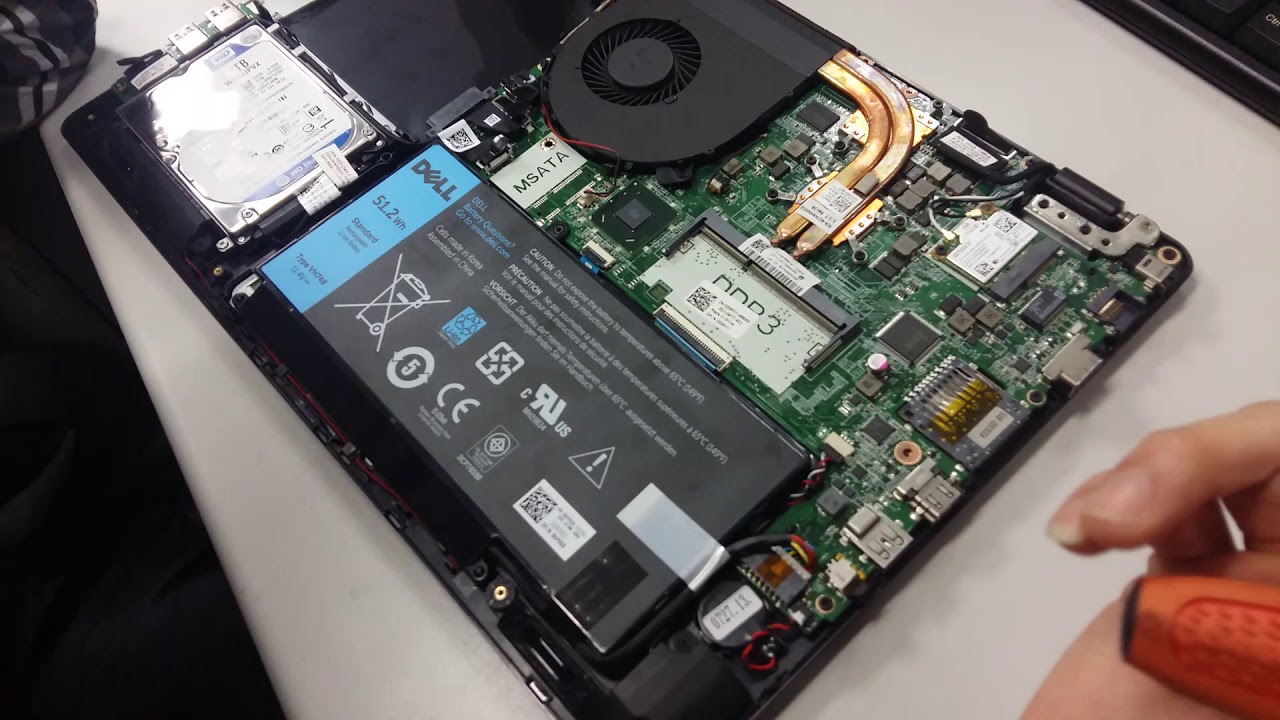 Dell notebook with only 1 Ram slot. - YouTube