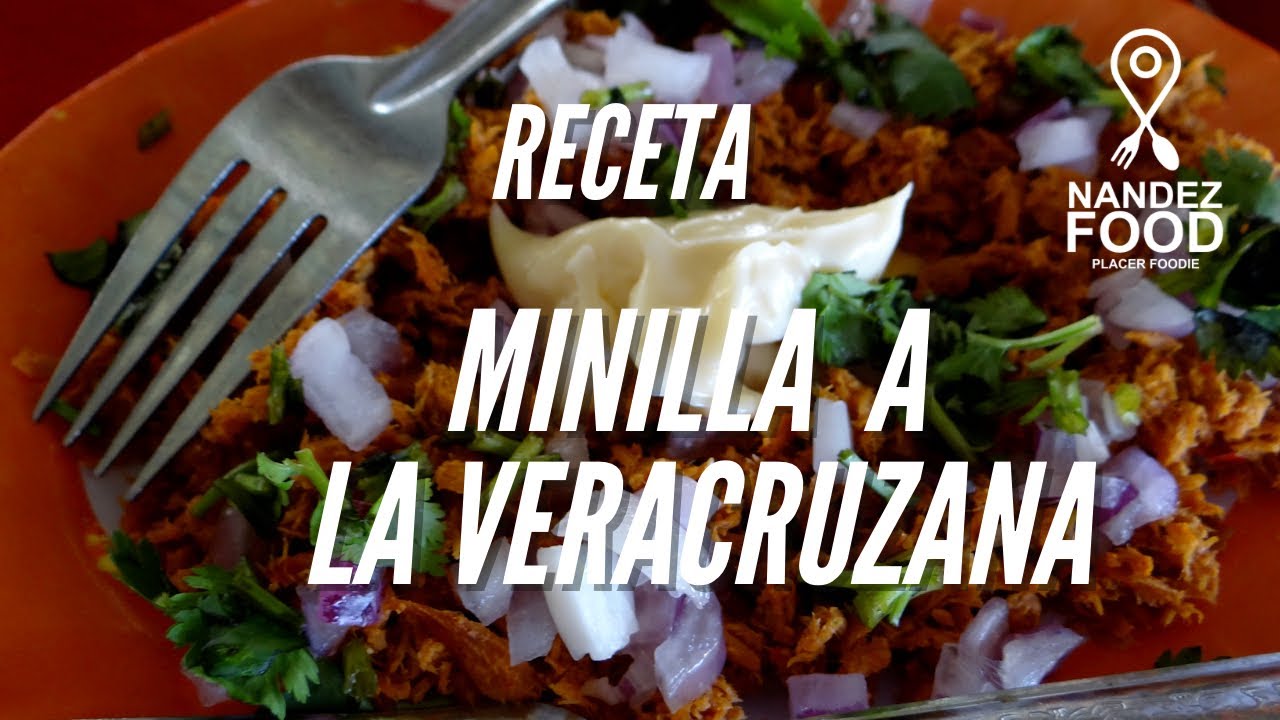 MINILLA 🍽🍽🍽A LA VERACRUANA 🥰 (Receta de la abuela 👵) RIQUÍSIMA Y FÁCIL ...
