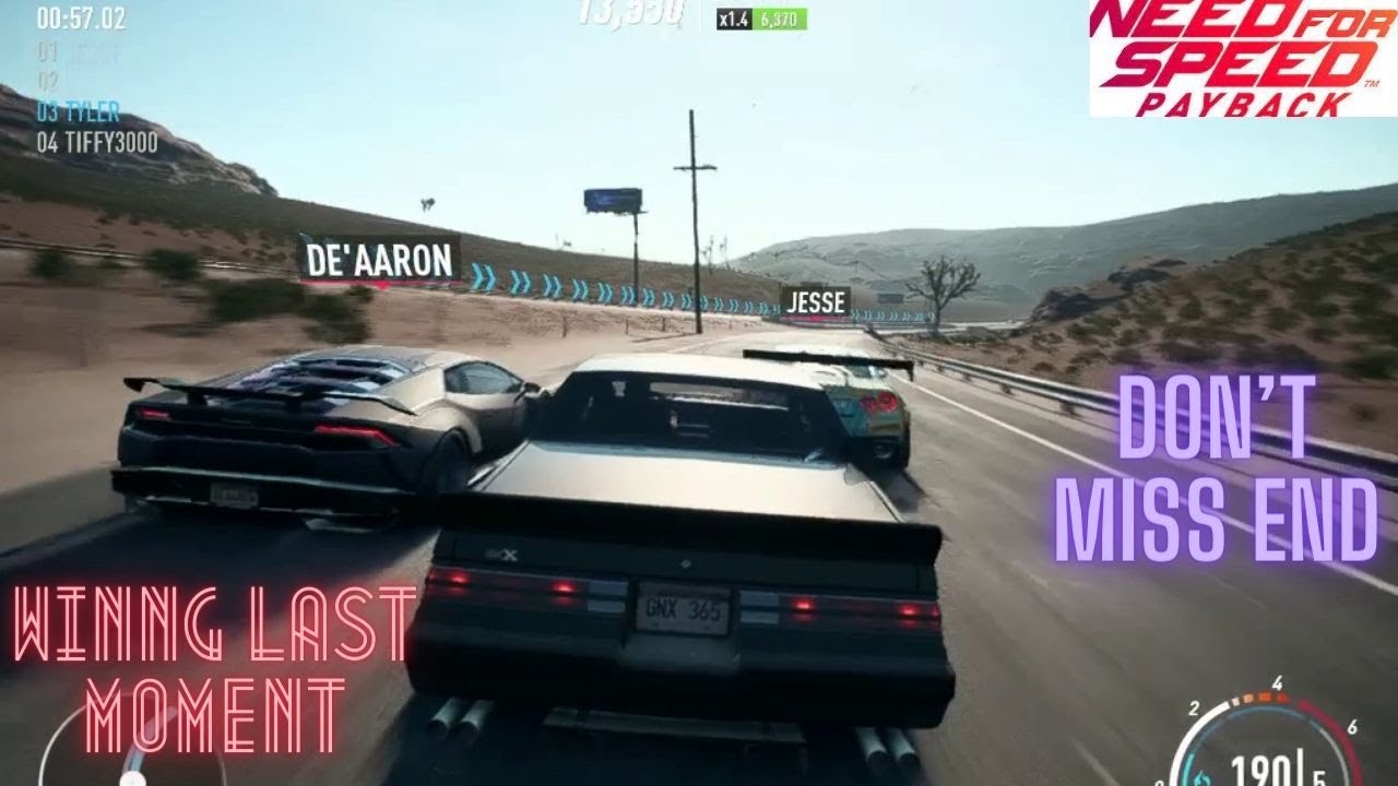 Need for Speed Payback | Race Challenge Win | Don't Miss End - YouTube