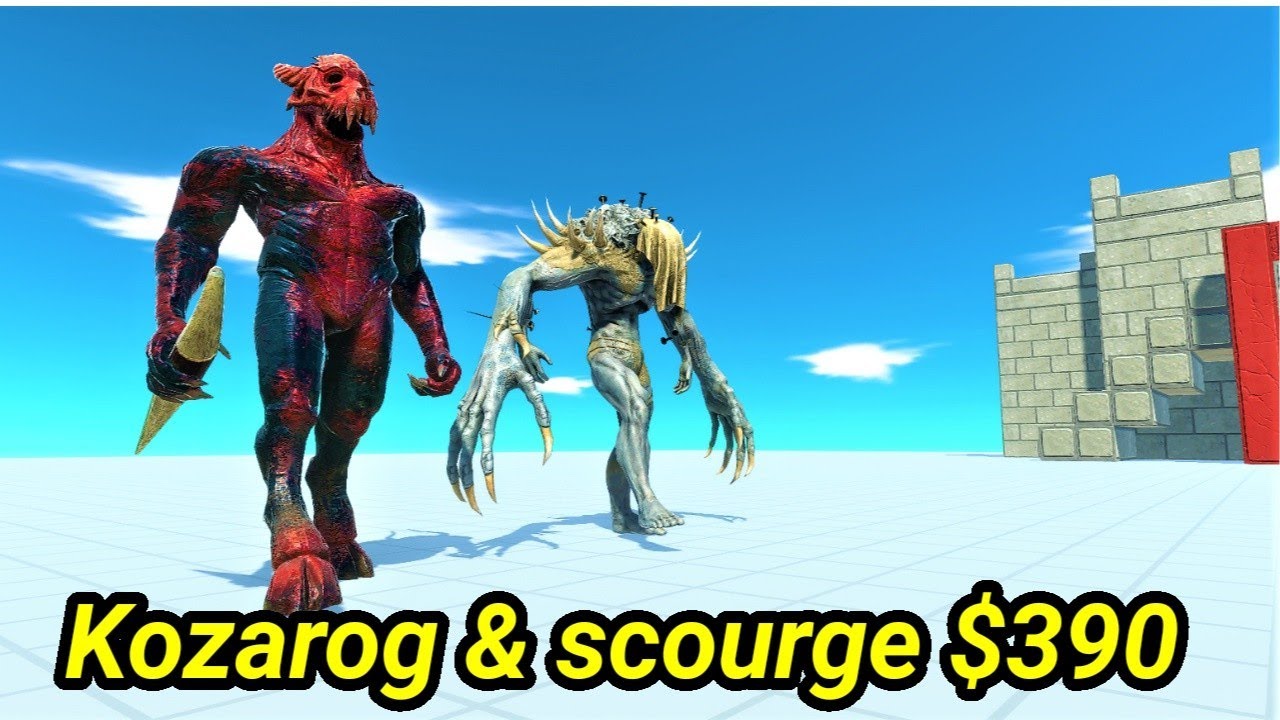 Scourge and kozarog the demon vs random team same price ARBS Animal ...