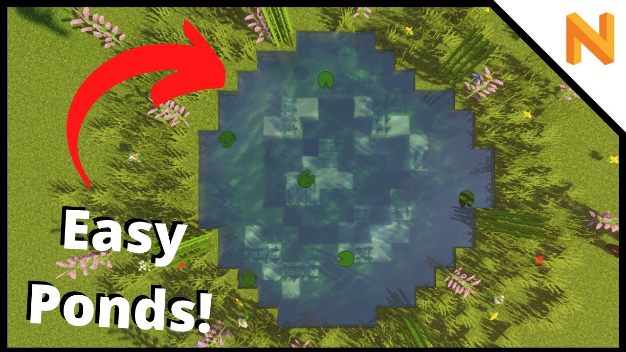Minecraft: How to Make a Easy and Simple Pond! - YouTube