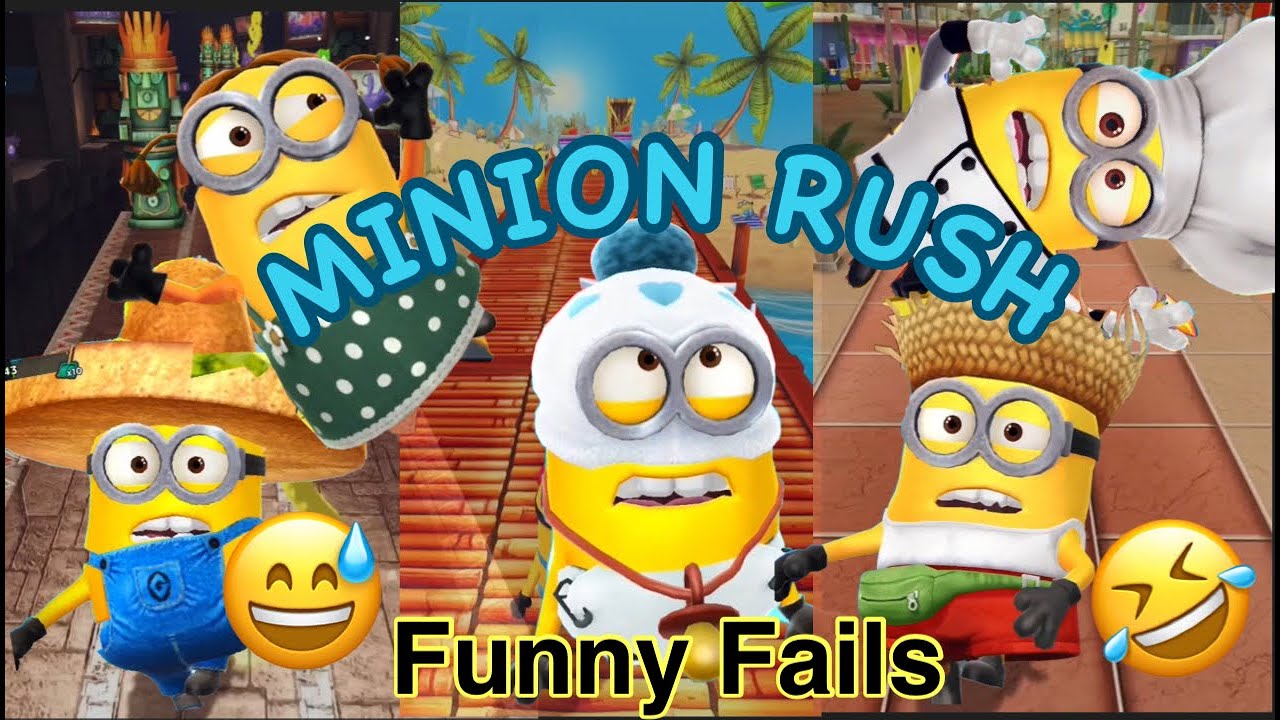 Minion Rush Funny Fails Minion Rush Funny Moments | Minion Rush Update ...