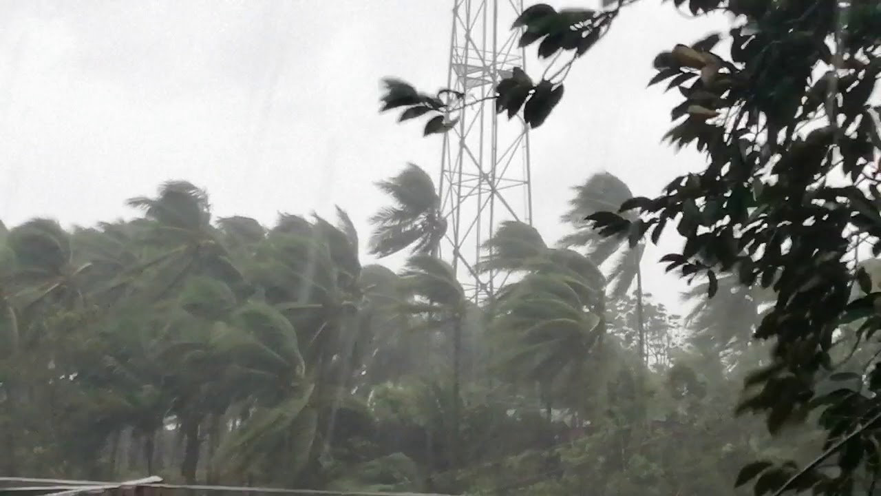 Strong wind of bagyong tisoy. - YouTube