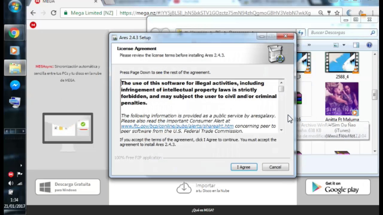 DESCARGAR ARES 2.4.4!!! ULTIMA VERSION 2017!!! (TAMBIEN LA VERSION 2.4. ...