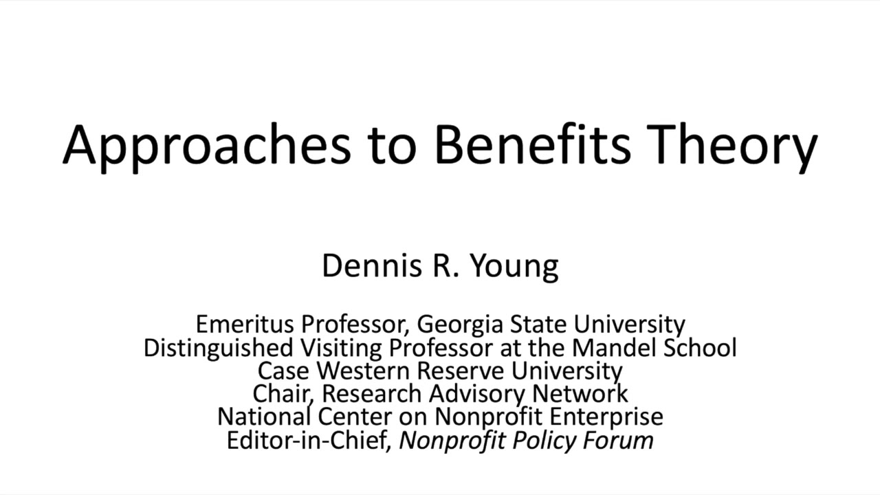 Approaches to Benefits Theory - YouTube