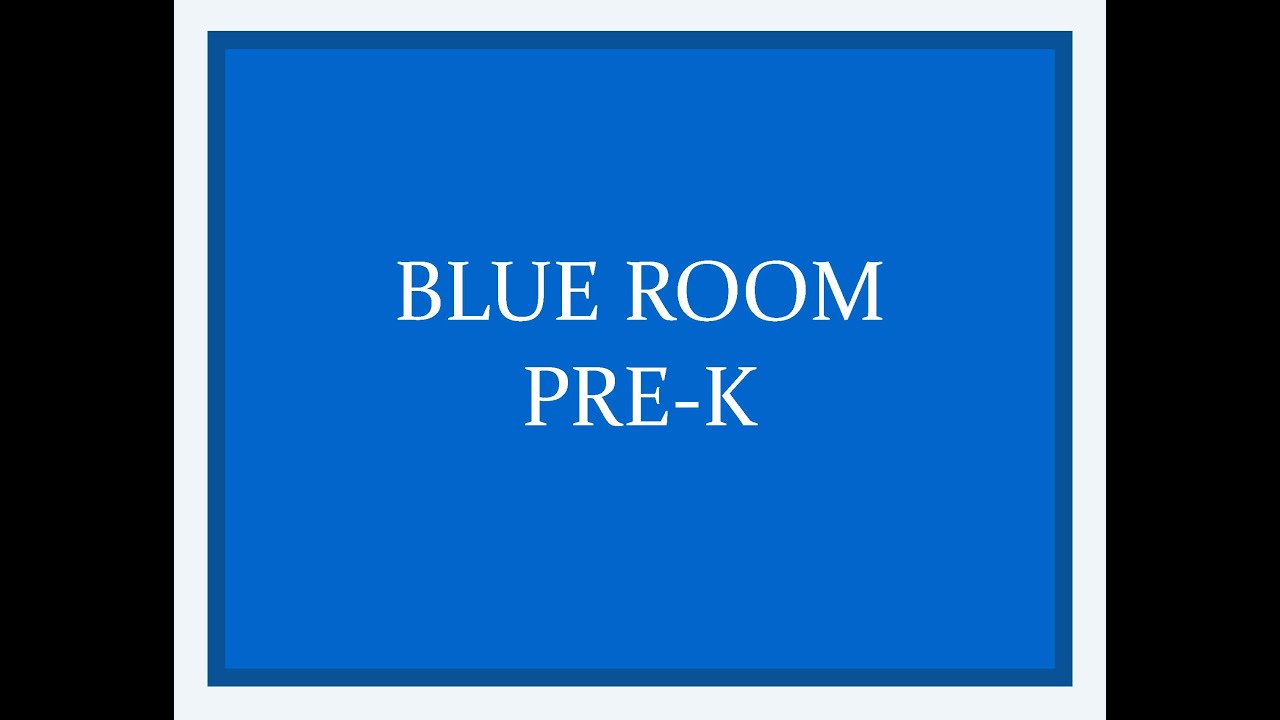 PRE-K - BLUE ROOM TOUR - YouTube