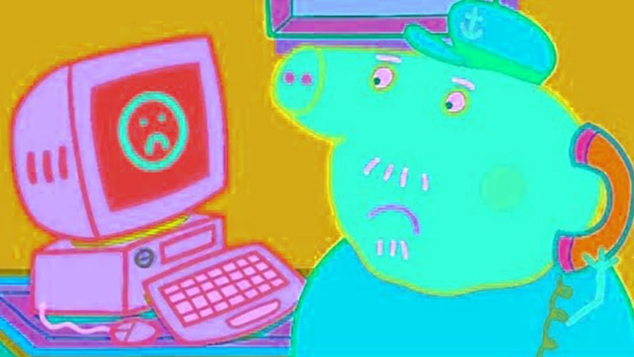 Peppa Pig Broken Computer | Peppa Pig Video Funny Effects Compilation - YouTube