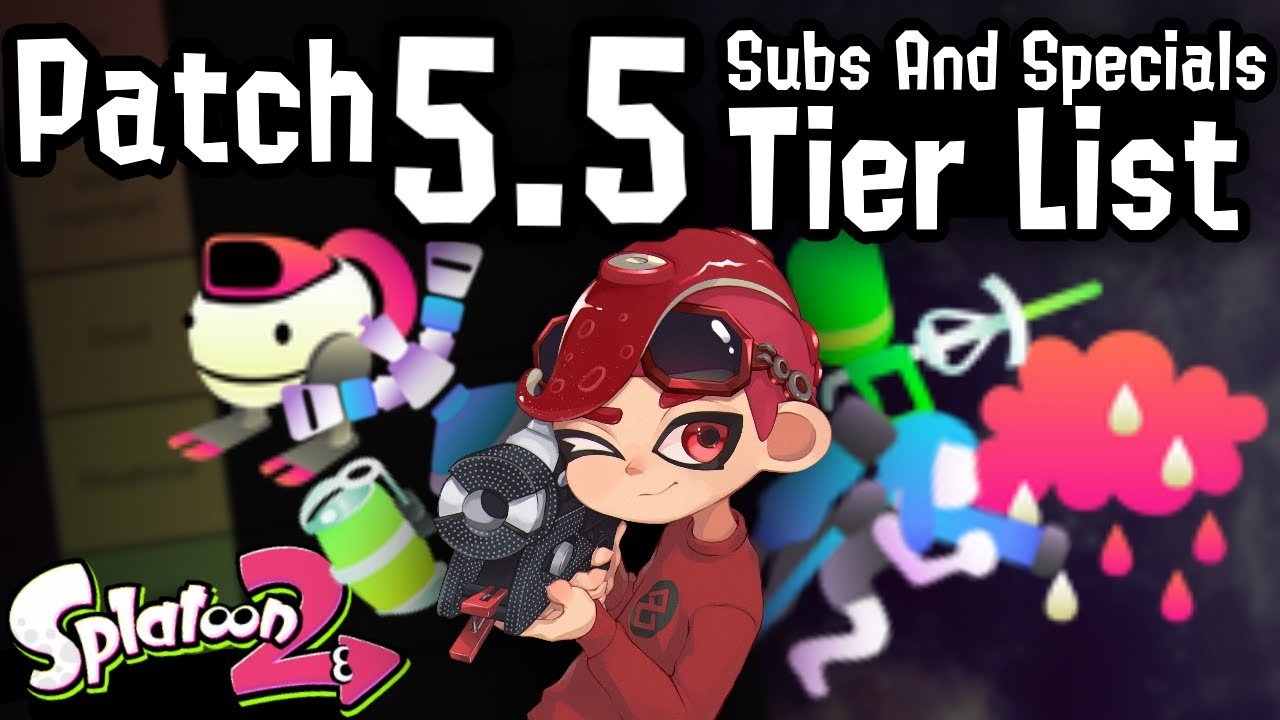 The Best Special ISN'T Ink Armor?! - Splatoon 2 Ver 5.5 Tier List [Subs ...