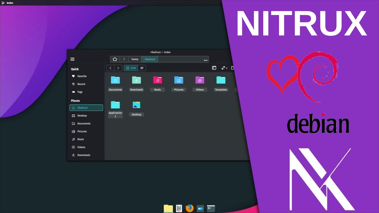 Nitrux OS - Un GNU/Linux super carico ma anche super veloce - YouTube