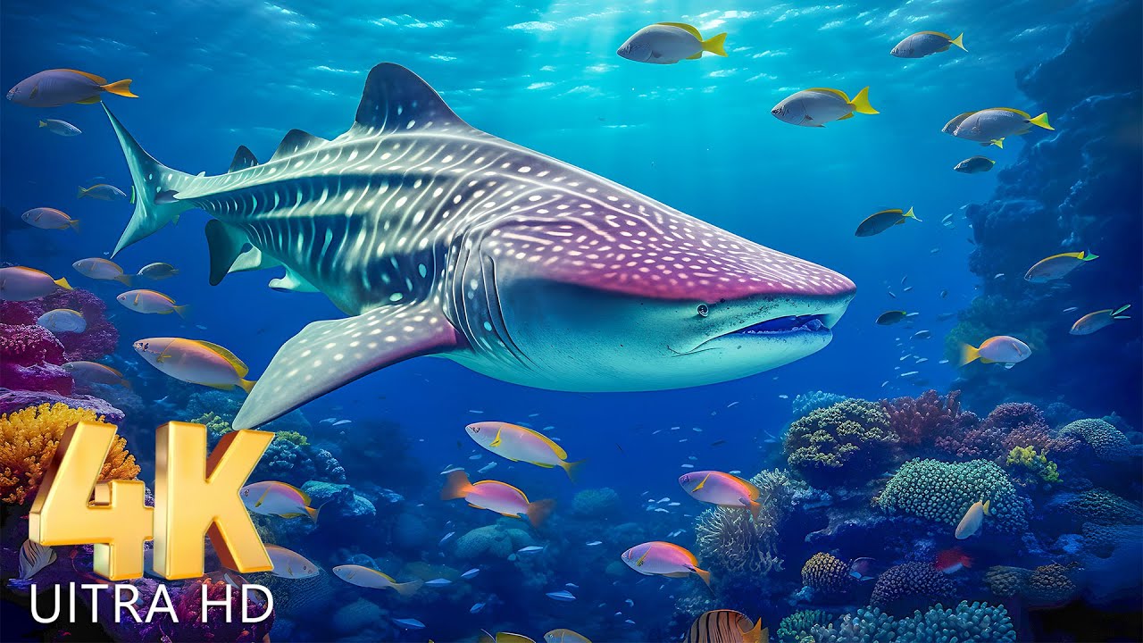 Relax with Ocean Views 🐳- Coral Reefs and Colorful Sea Life - Relaxing ...