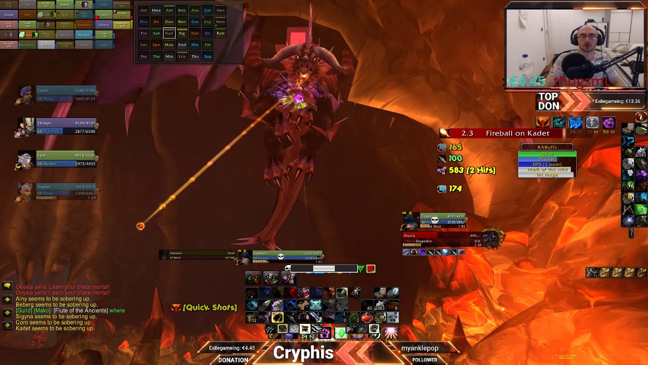 Classic world of wacraft Silverhand Server First Onyxia Divinaium - YouTube