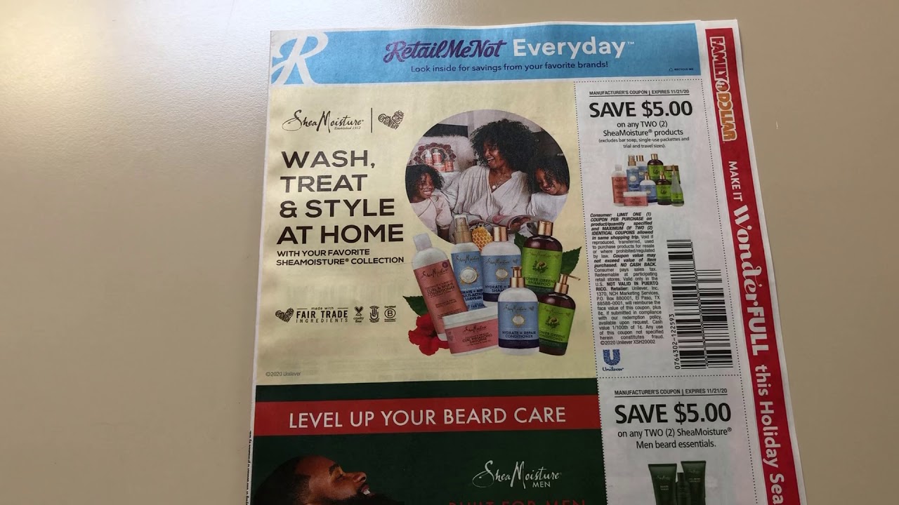Retail Me Not Coupon Insert Preview November 8, 2020 - YouTube