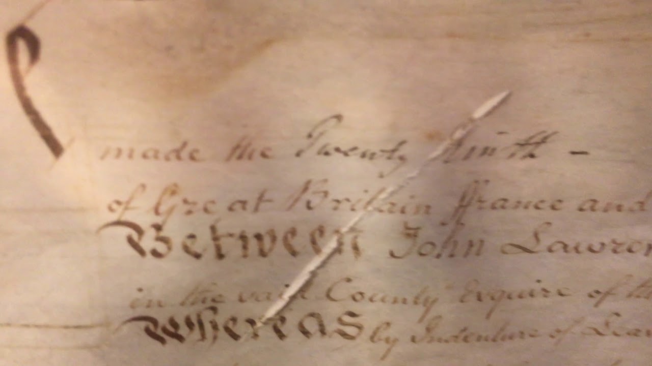 #4. Original "Indenture" Document - YouTube