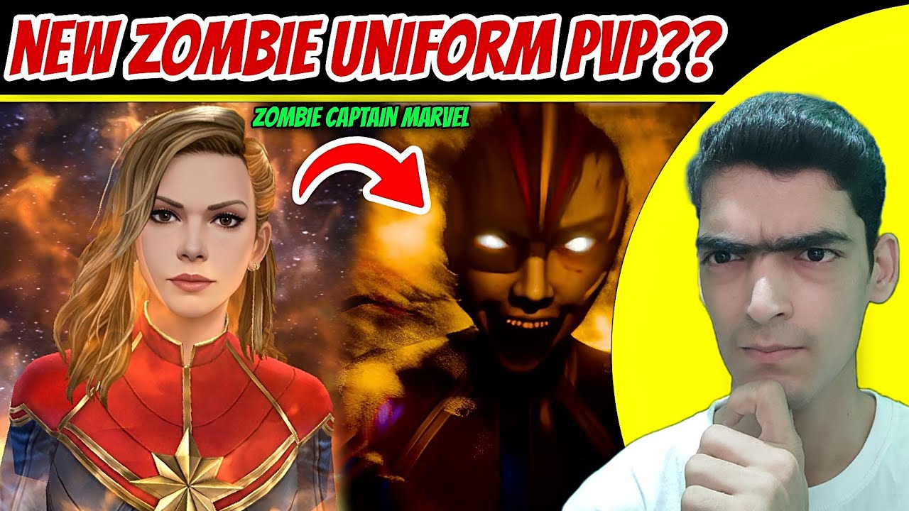 🧟‍♂️ Zombie Wanda and Captain Marvel New Uniform | Marvel Future Fight ...