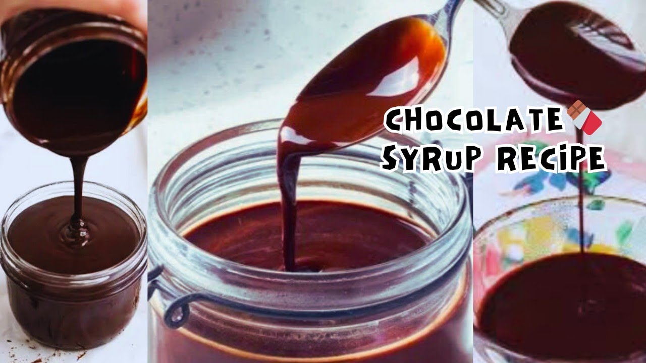 10 minutes Best Chocolate Syrup Recipe🍫।How to make Chocolate Syrup at ...
