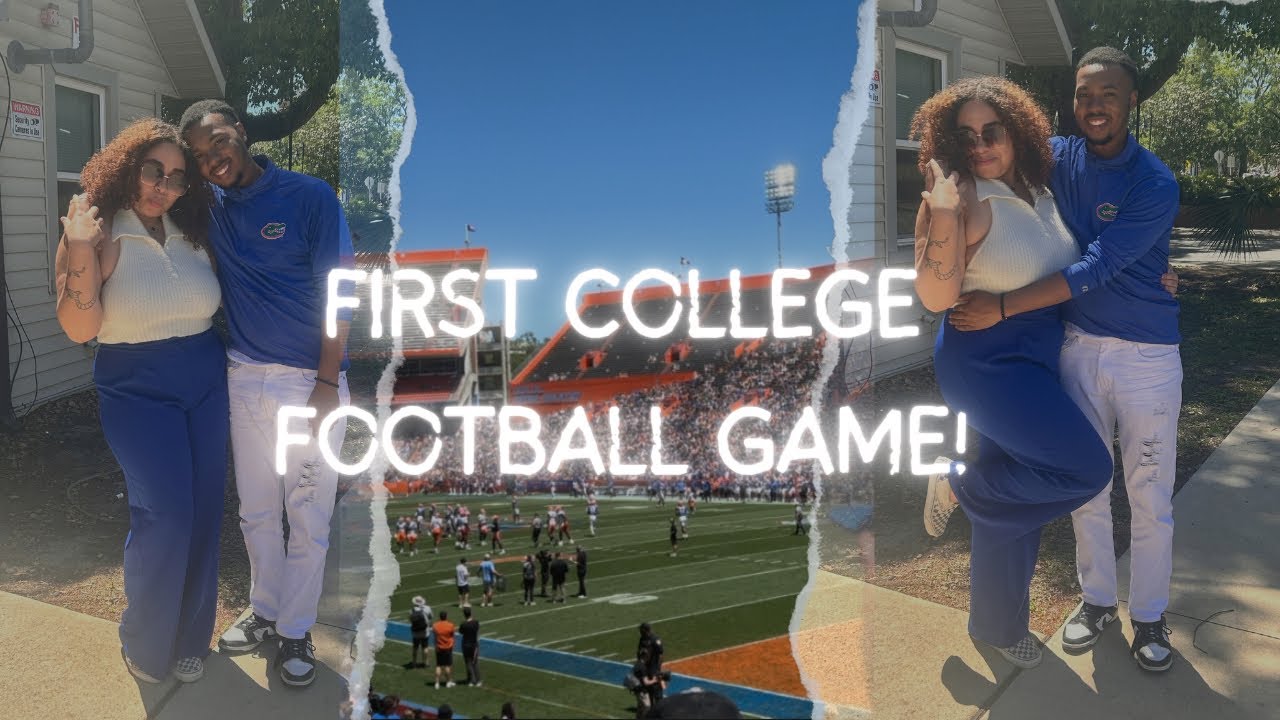 We Went To Our FIRST COLLEGE FOOTBALL GAME!🏈🙂‍↔️ - YouTube