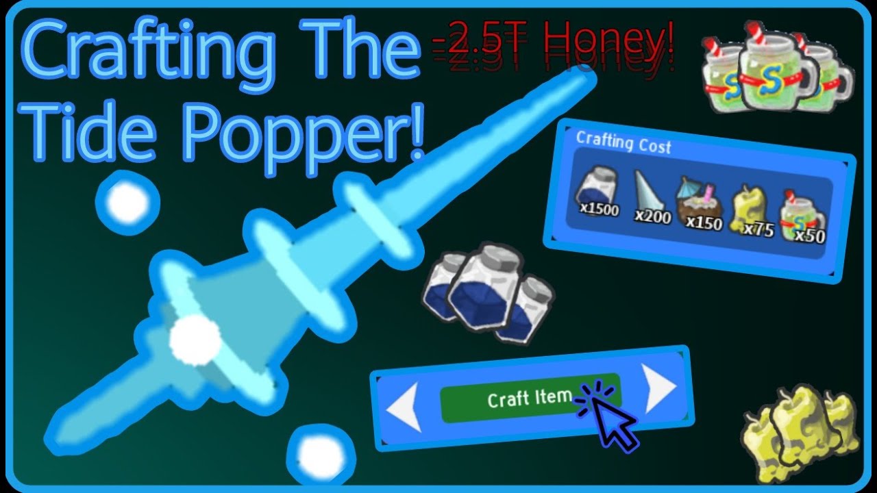 Buying The Tide Popper! (Bee Swarm Simulator) - YouTube