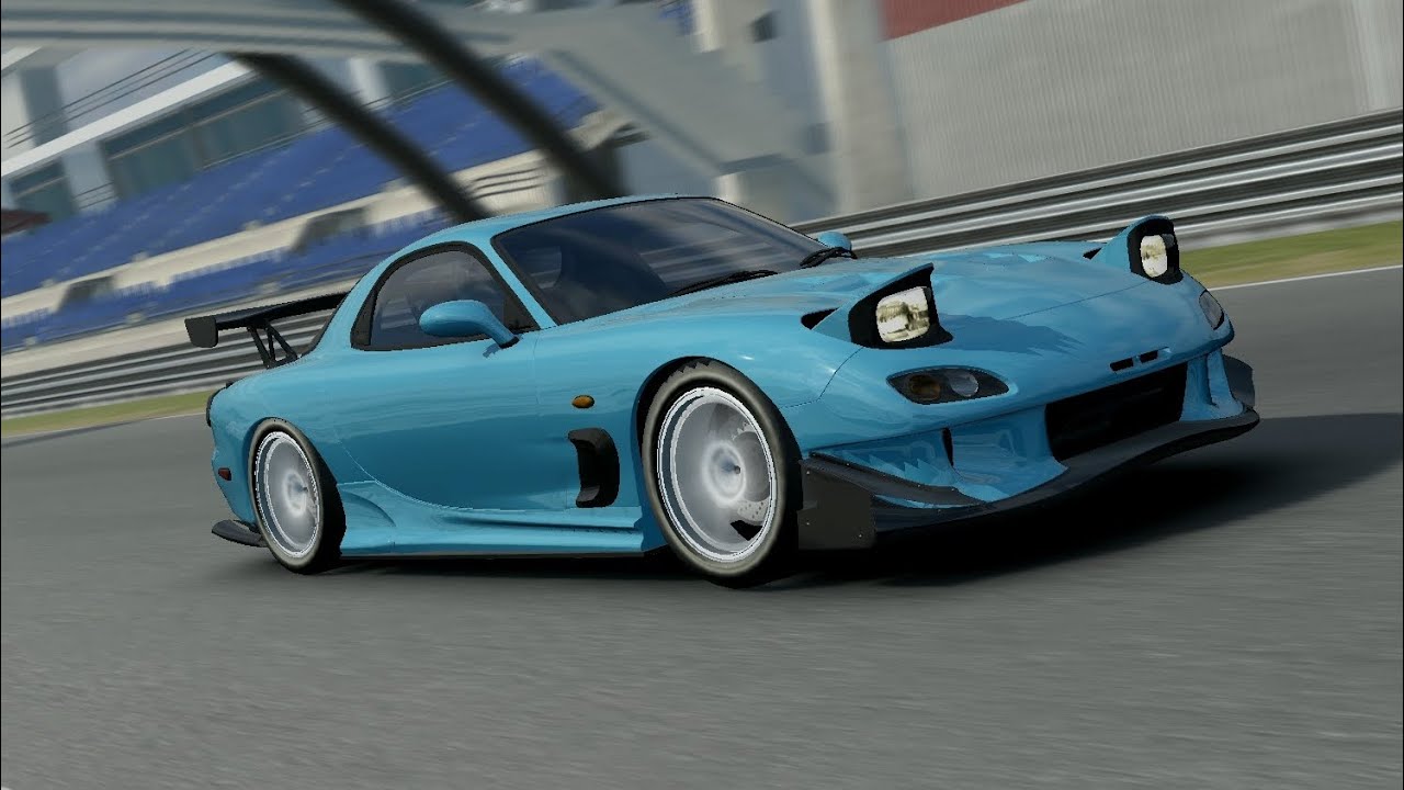 萬事得RX7 FD Race Tune Forest Path Long Layout time attack - YouTube