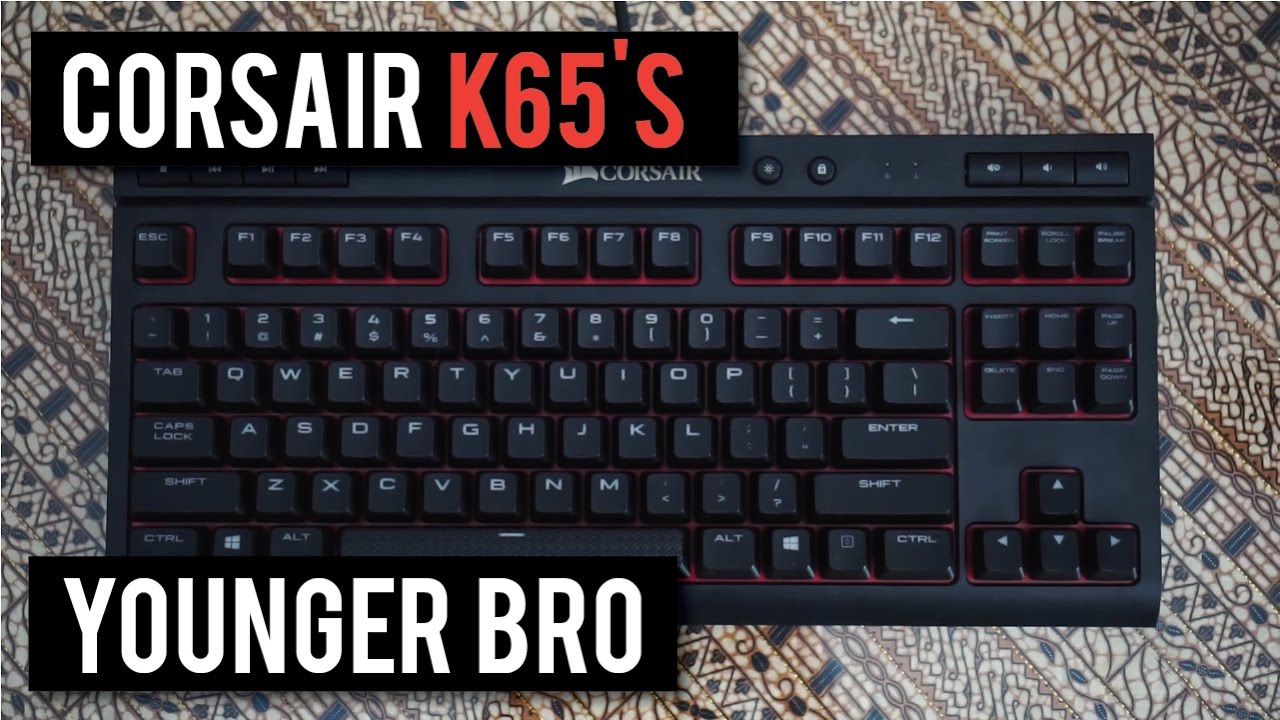 Corsair K63 Review - A Middle Class Mechanical TKL! - YouTube