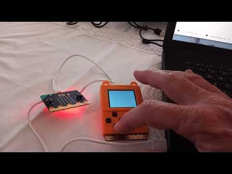 MakeCode Data Logging from Meowbit to Microbit, Light level, Temp. and Accelerometer - YouTube