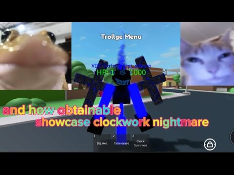troll universe incident showcase clockwork: nigntmare + obtainable ...
