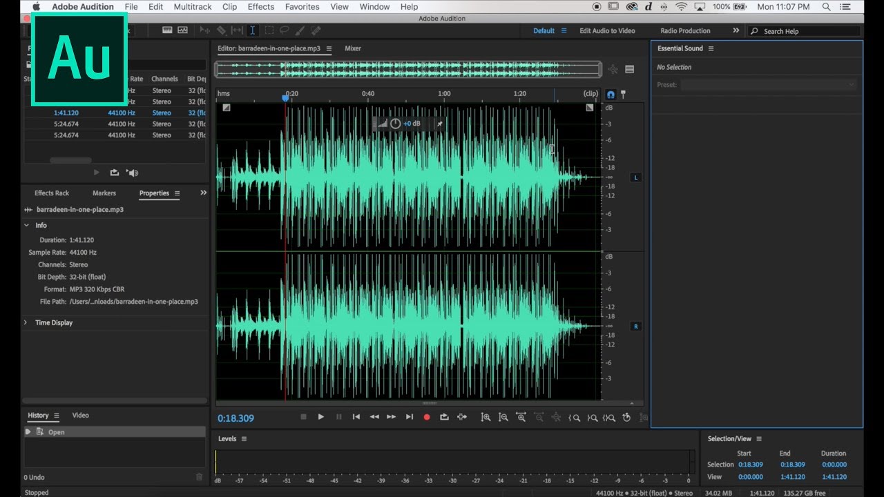 Create An ENDLESS LOOP Out Of Any Song In ADOBE AUDITION - YouTube