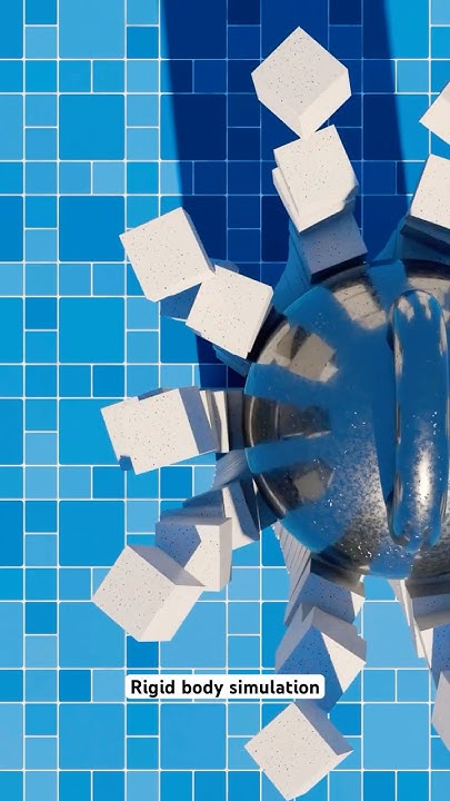Rigid body simulation in blender part 2 - YouTube