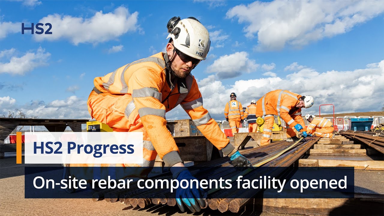 HS2 tackles materials shortfall by opening a new on-site rebar ...