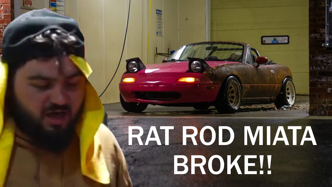ANOTHER BROKEN MIATA (RAT ROD MIATA) - YouTube