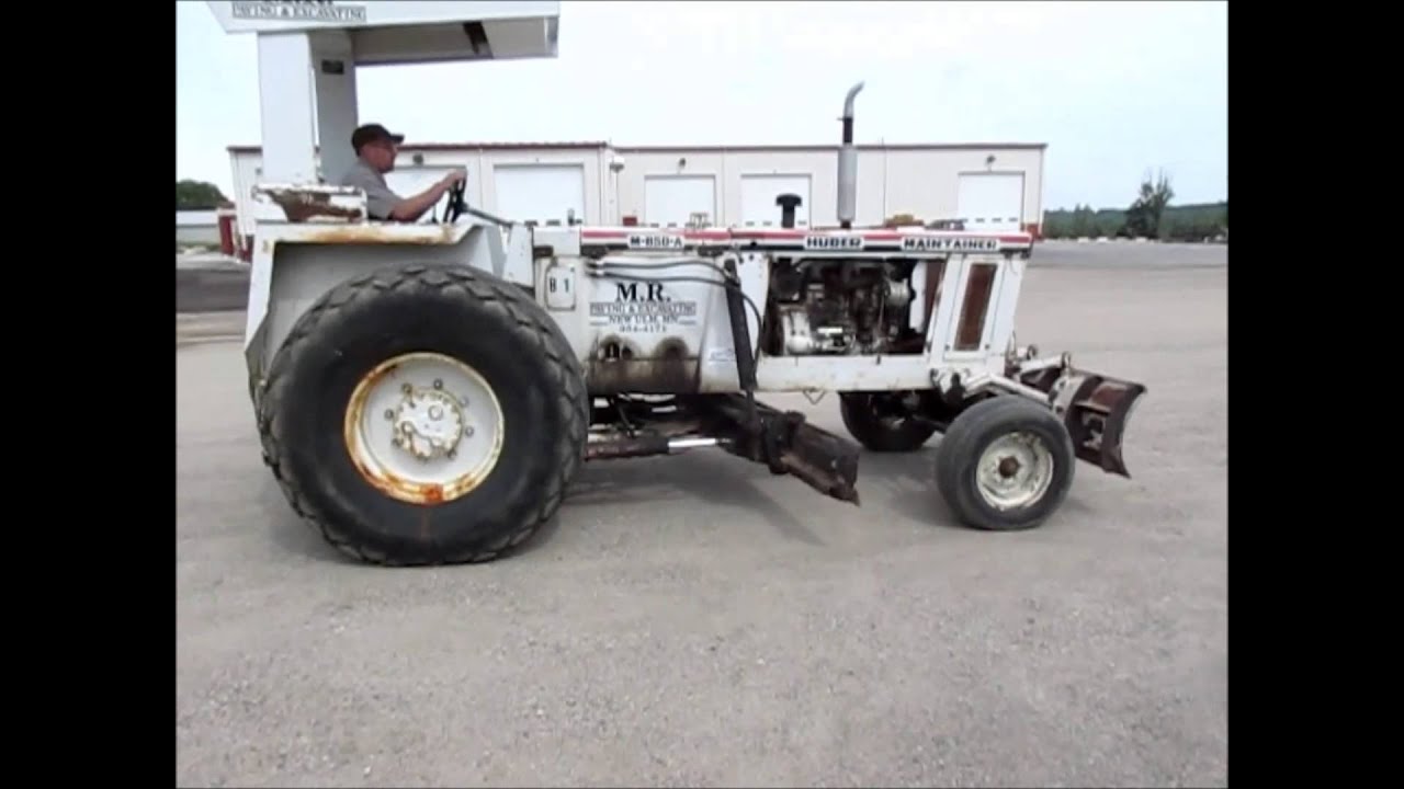 Huber M-850-A maintainer for sale | sold at auction June 25, 2015 - YouTube