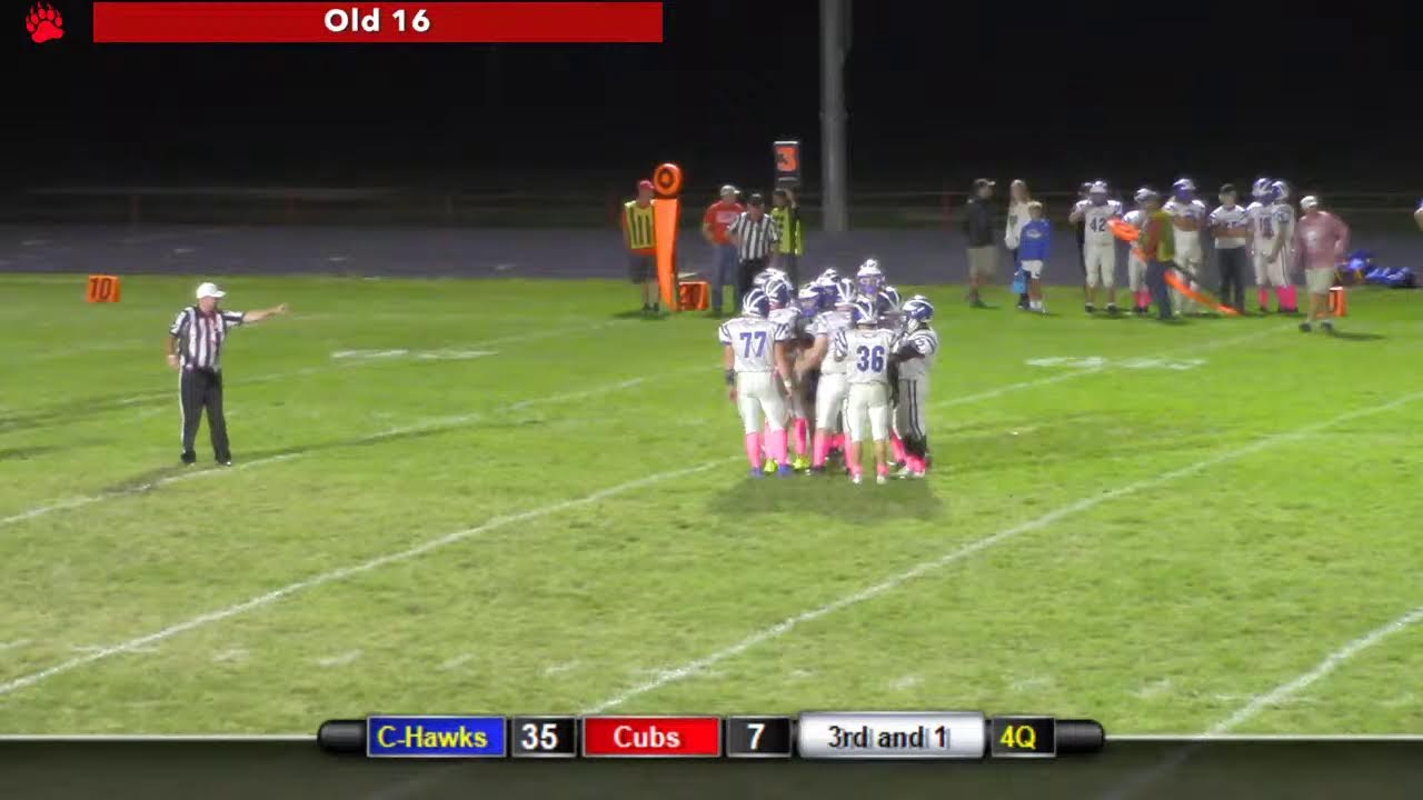 Canton C-Hawks vs Chamberlain Cubs (FB) - YouTube