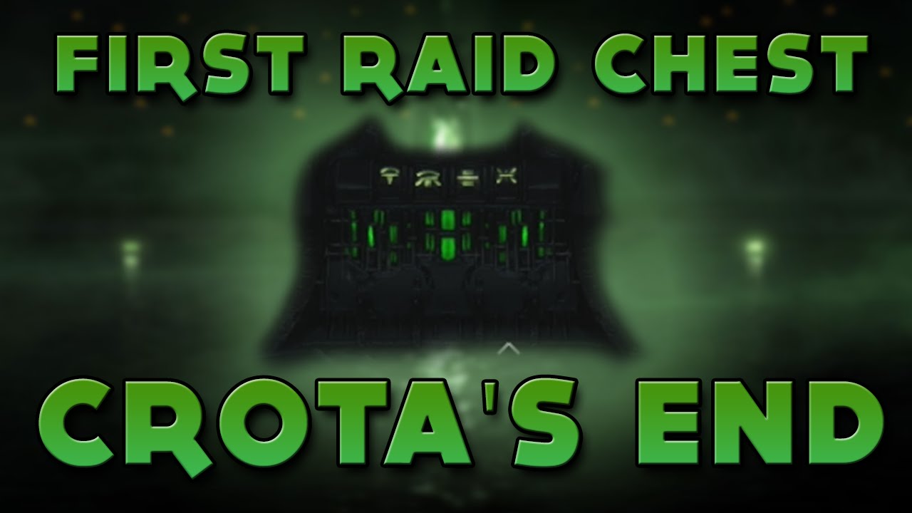 First Raid Chest With Exotic Loot - Crota's End - The Dark Below - YouTube