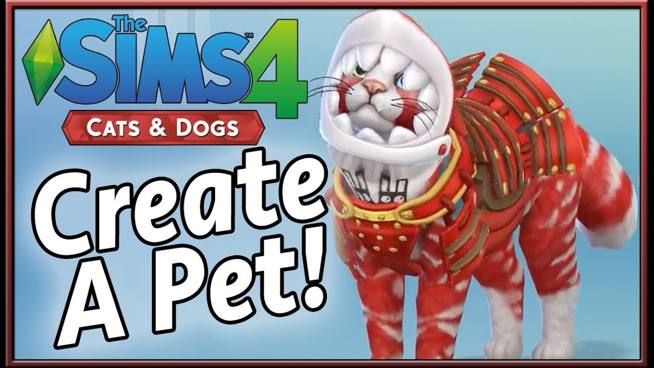 SAMURAI SHARK CAT!! | The Sims 4: Cats & Dogs (Create A Pet/Create A ...