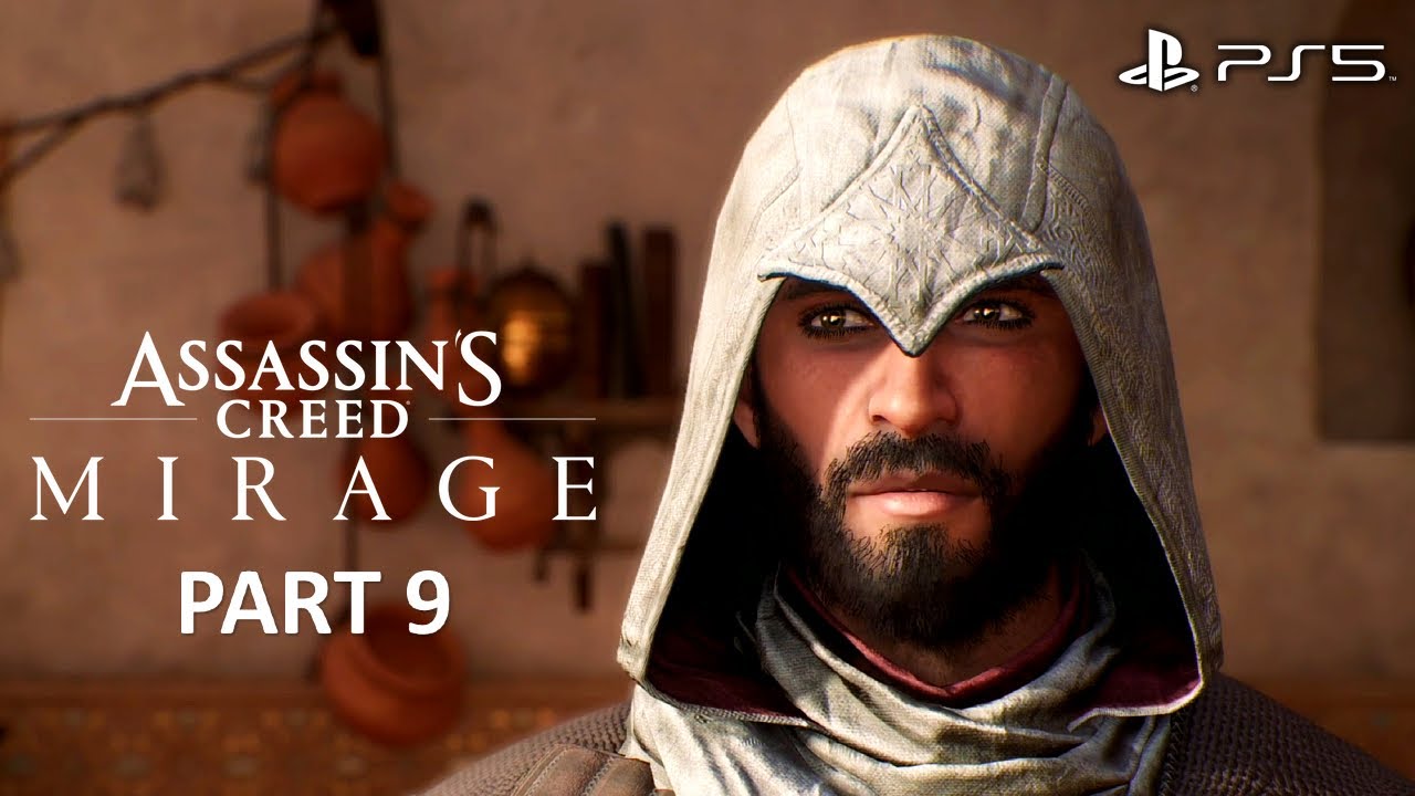 ASSASSIN'S CREED MIRAGE - PS5 Walkthrough Gameplay - Part 9 - SHURTA HQ (FULL GAME) - YouTube