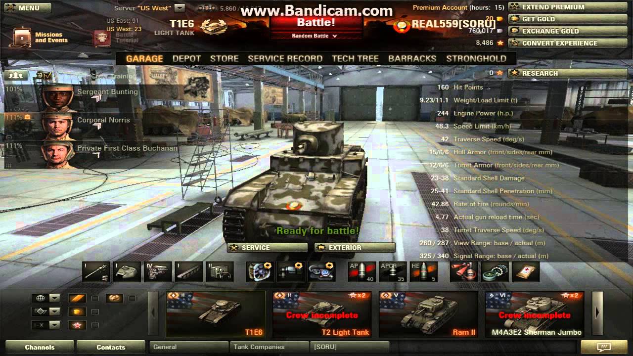World of Tanks: T1E6 Review - Tier 2 Premium Light Tank - YouTube
