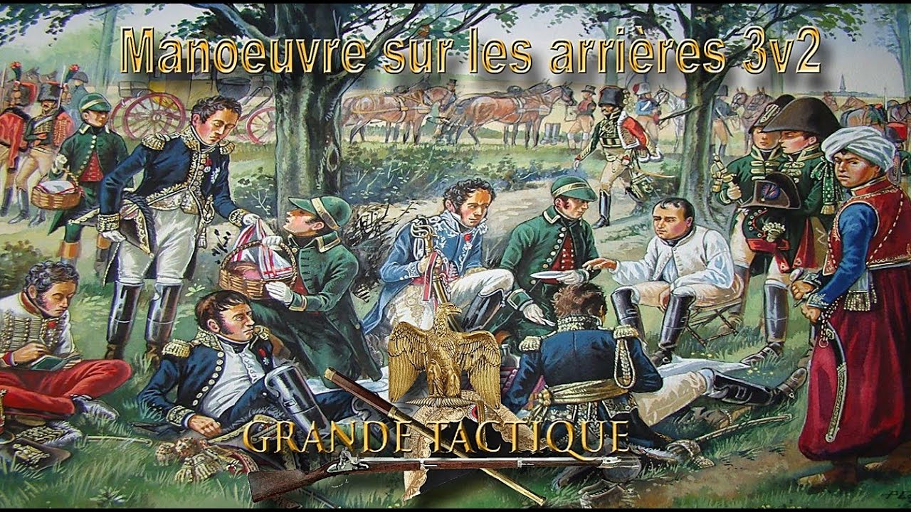 Napoléon Total War mod GT Manœuvre arrière 3v2 - YouTube