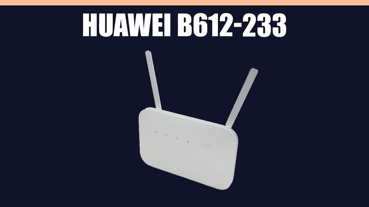 Wi-Fi роутер Huawei B612-233 - YouTube