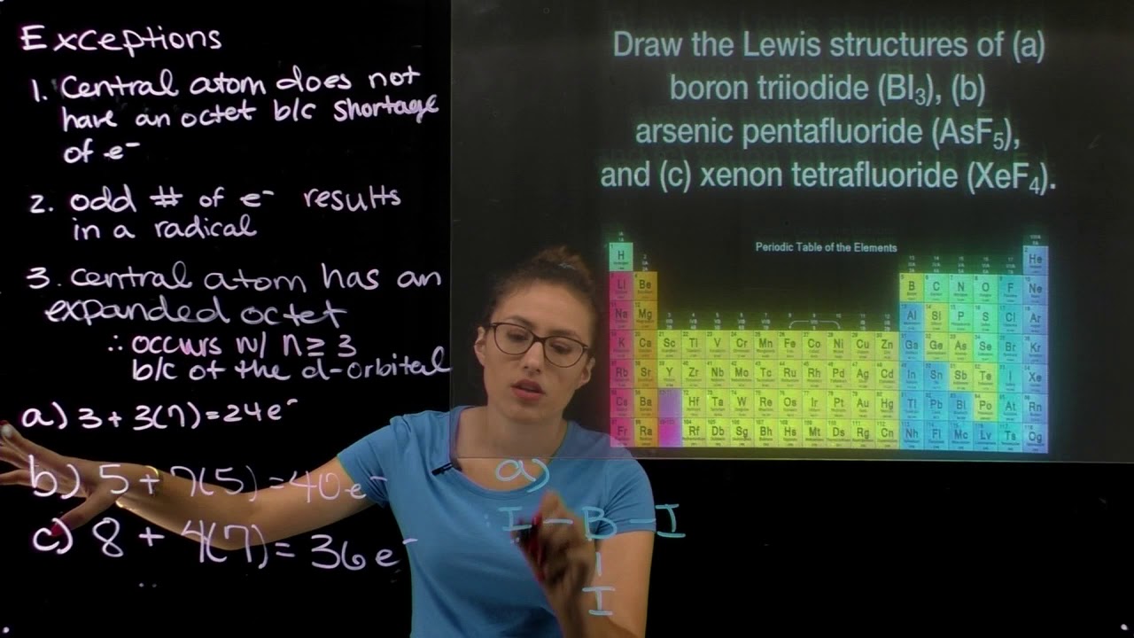 Lewis structure exceptions 1 - YouTube