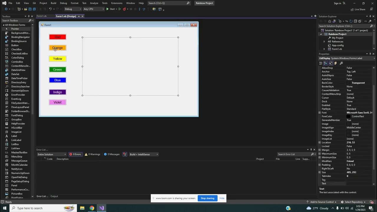 Rainbow Project Coding - YouTube