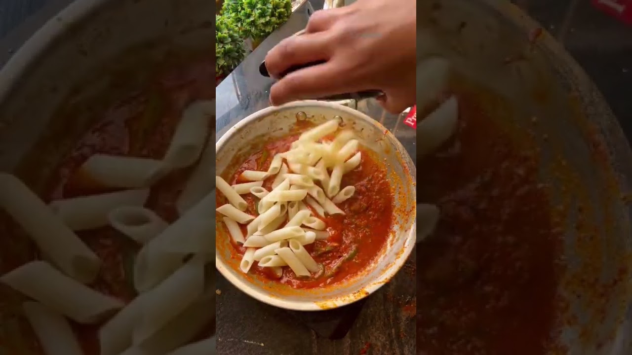 Red Sauce Pasta Recipe | Easy Recipe of Red Sauce Pasta | #shorts # ...