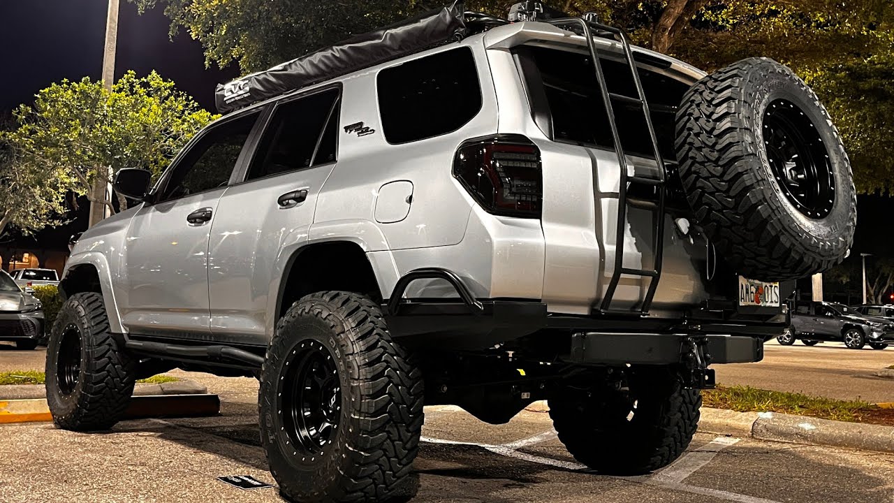 2023 toyota 4runner with nguyen works rear bumper and tire carrier ...