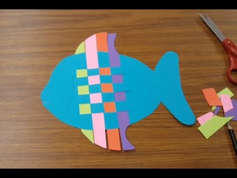 Fish Paper Weaving, Part 1 - YouTube