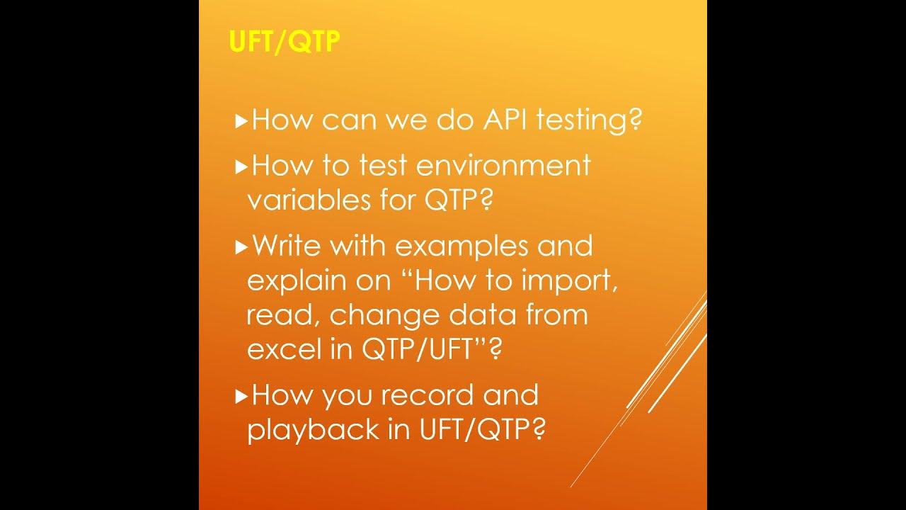 Hcl Qtp Automation Testing Interview Questions 4 To 10 Years Experienced Qtp Qtp Youtube