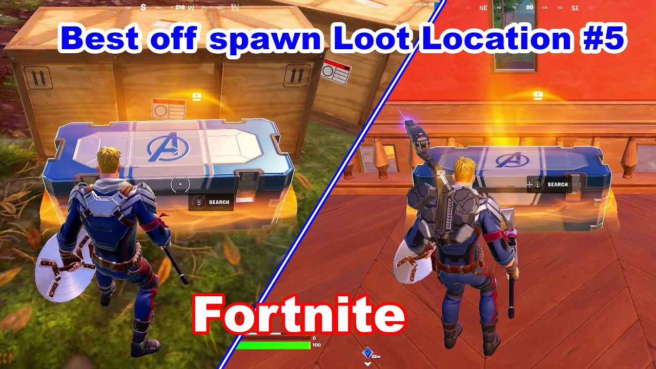 Fortnite Avenger Chest Locations - Best Off spwan Location part#5 ...