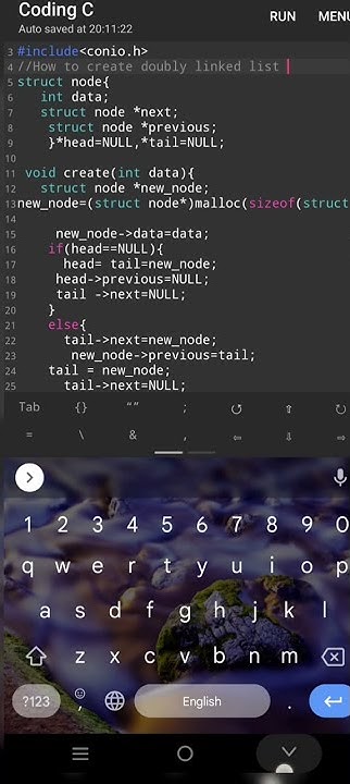 doubly Linked List Program How To Add Node in Doubly linked list||C Program|Code_With_me|C ...