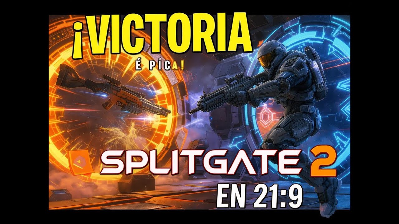 Splitgate 2 Gameplay en 4K ULTRAWIDE | Primeras Partidas + Victoria Inesperada - YouTube