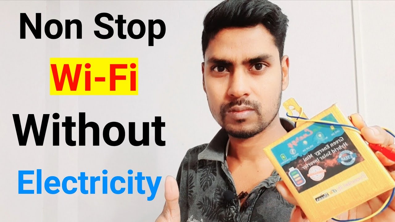 Non stop Wi-Fi without electricity with Small Devices | Mini UPS for ...