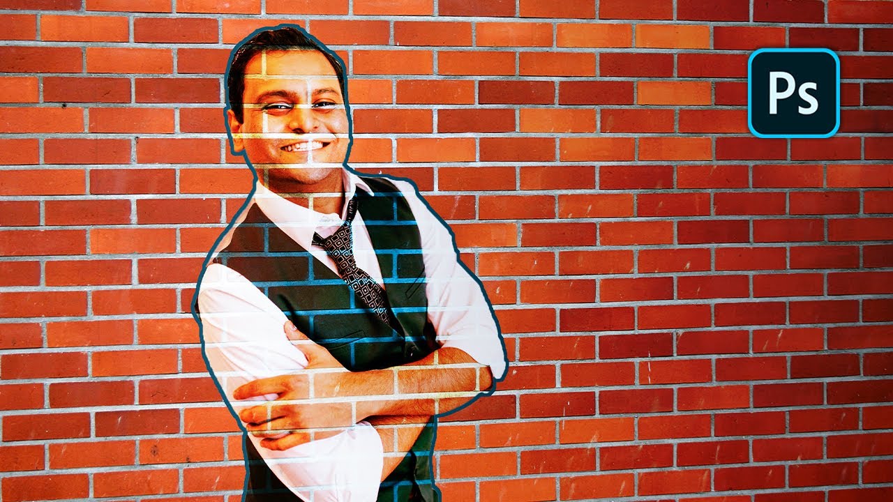 [Bangla] Transform a Photo into a Brick Wall Portrait | Photoshop ...